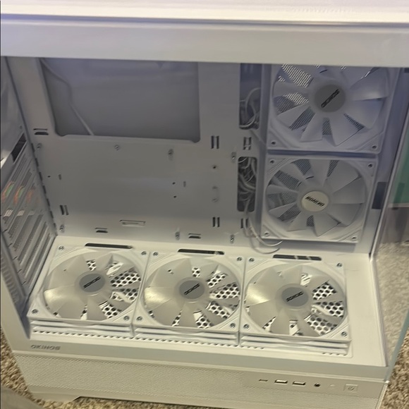 Computers, Laptops & Parts | White Internal Computer Case With Cooling ...